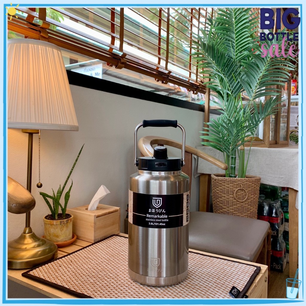 M-30 กระติกน้ำ เก็บอุณหภูมิ เก็บความเย็น กระติกใส่น้ำแข็ง กระบอกน้ำเก็บความเย็น 3000ML/3L ...