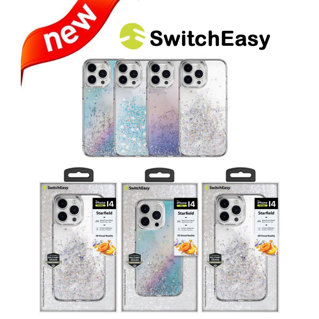 พร้อมส่ง Switcheasy Starfield รุ่น 16 15Promax 3D Glitter Resin Case สำหรับ iPhone 11 12 13 14 ...
