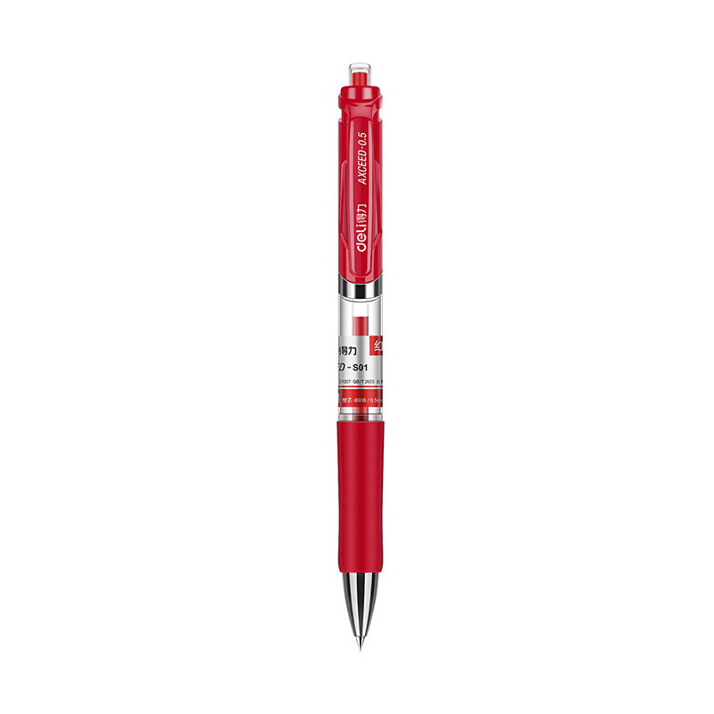 Deli Aceed S01 Gel Ink Pen ปากกาเจล 0.5mm ราคาต่อ 1ด้าม หมึกน้ำเงิน ...