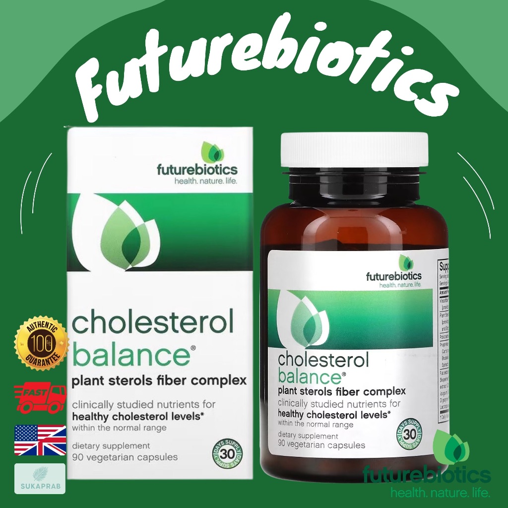 พร้อมส่ง Futurebiotics Cholesterol Balance 90 Vegetarian Capsules ลด ...