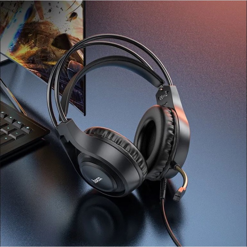 Hoco W106 Gaming Headphones หูฟังครอบหู มีไมค์ ฟังเพลงได้ คุยโทรศัพท์ ...