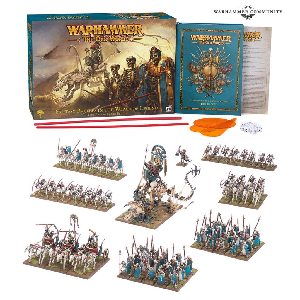 (GWพร้อมส่ง) WARHAMMER THE OLD WORLD: TOMB KINGS OF KHEMRI BATTALION ...