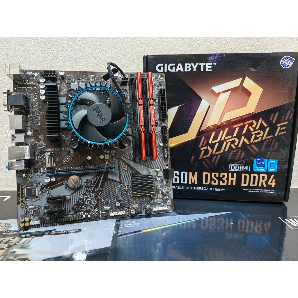 ชุด i3-12100F + B660M-DS3H +Ram 16GB (Socket 1700) ถูกๆ | Shopee Thailand