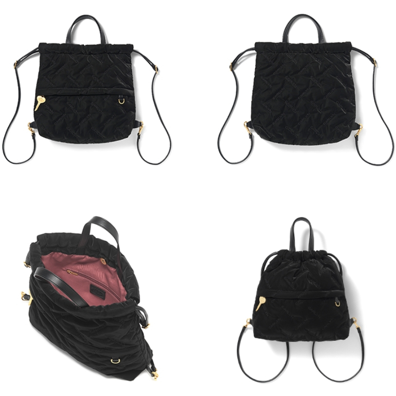 Carlyn Twee Backpack / Back Pack (Ivory, Silver, Black, Denim) | Shopee ...