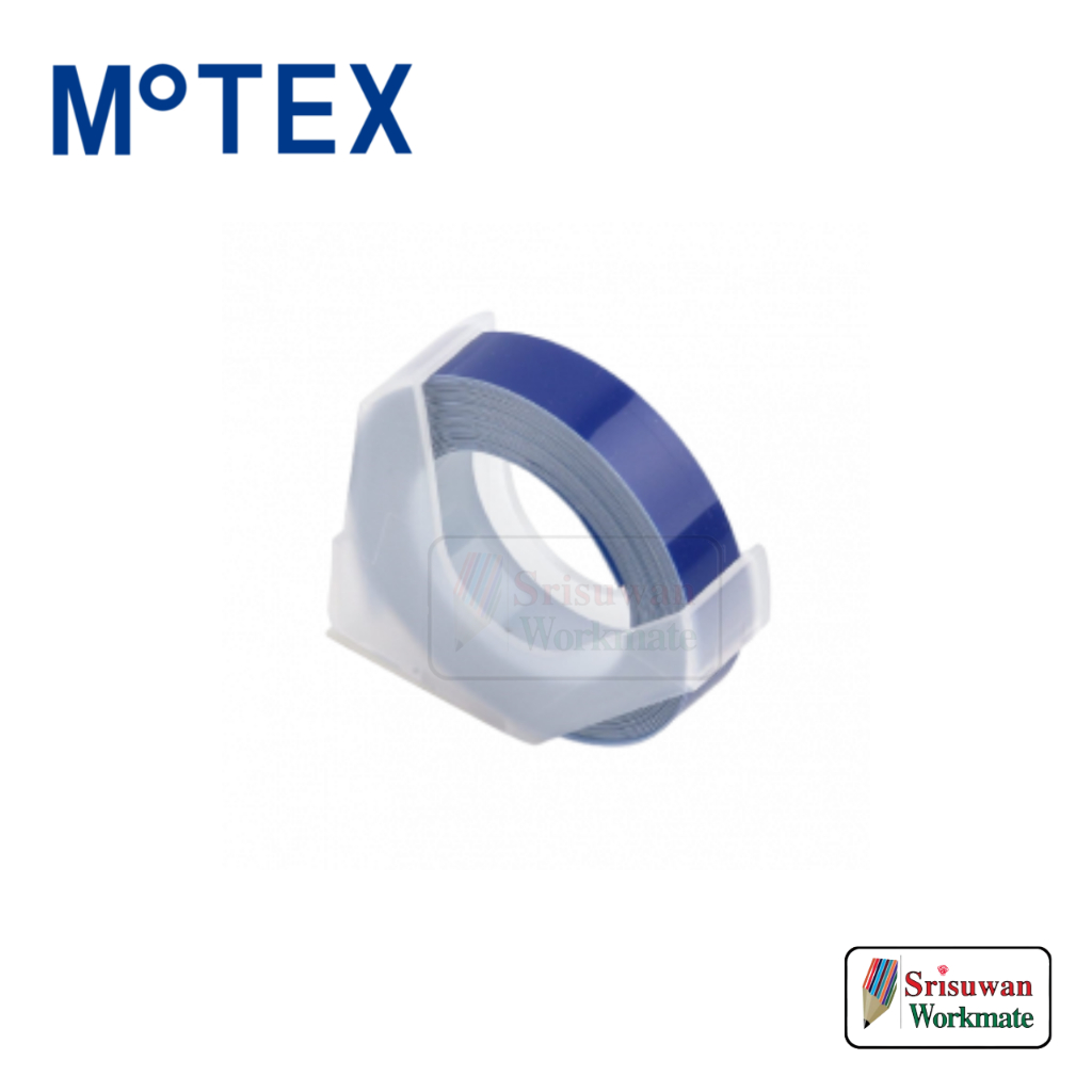 Motex E-101 Label Maker เครื่องปั้มอักษรนูน คละสี 1 เครื่อง เครื่องพิมพ์ฉลาก พิมพ์อักษร ใช้เทป ...