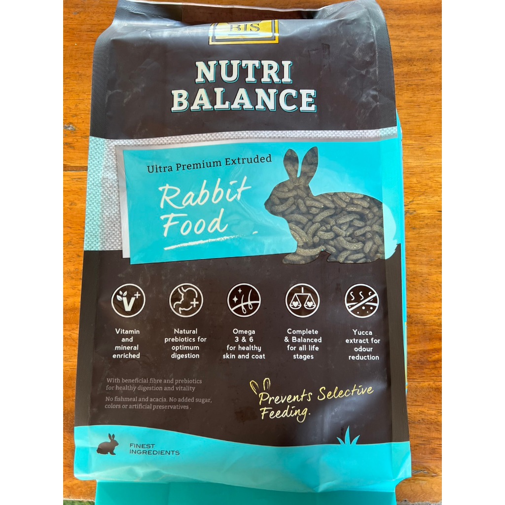 BIS nutribalance นิวทริบาลานซ์ อาหารกระต่าย 2kg | Shopee Thailand