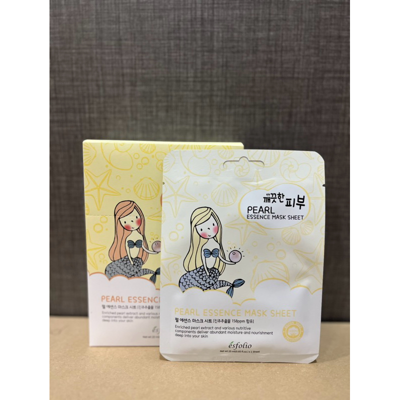 Esfolio Pure Skin Pearl Essence Mask Sheet 25ml. | Shopee Thailand