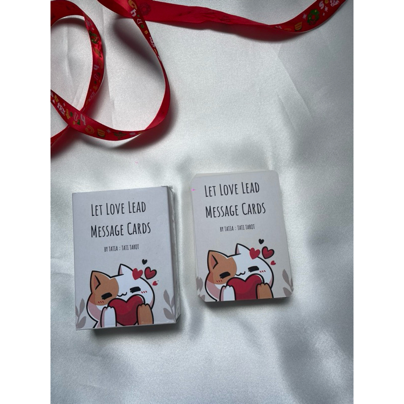 ไพ่ข้อความภาษาไทยจากเขาคนนั้น Let Love Lead Message Cards (มือสองสภาพดี ...