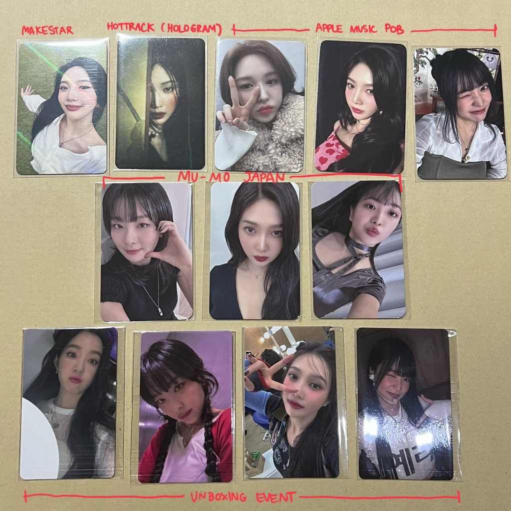 การ์ด pob RED VELVET Chill Kill ไอรีน ซึลกิ เวนดี้ จอย เยริ apple music ...