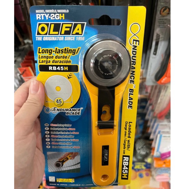 OLFA ใบมีดหมุนโรตารี่ Olfa Rotary Cutter Endurance Blade | Shopee Thailand