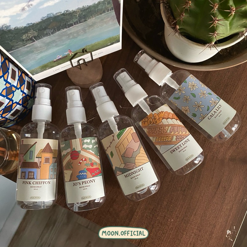 🌟เติมสินค้าแล้วจ้า🌟[SB0] MOON SPRAY สเปรย์ปรับอากาศ ขนาด 100 ml ...