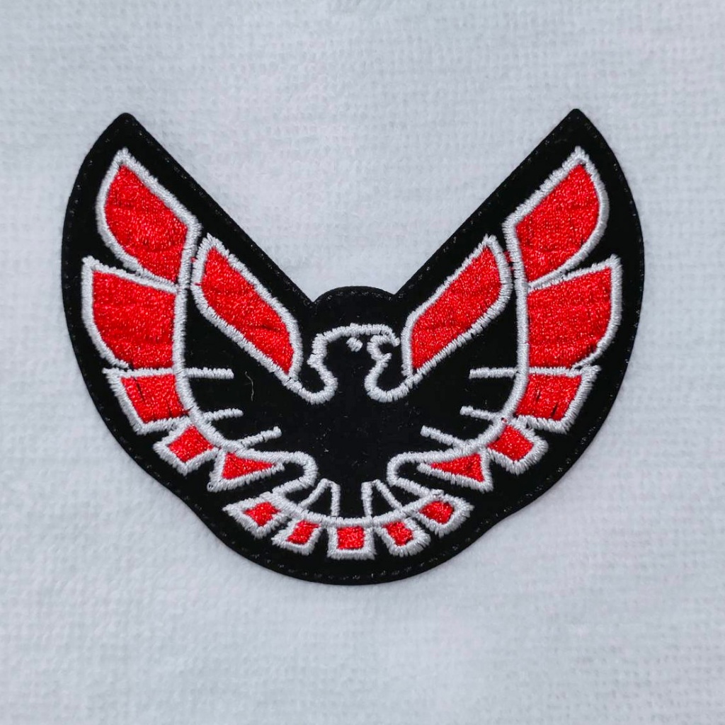 อาร์ม ตัวรีด ตัวรีดติดเสื้อ อาร์มติดเสื้อ ยี่ห้อรถ ลาย firebird Pontiac Patch รถปอนเตี๊ยกไฟร์ ...