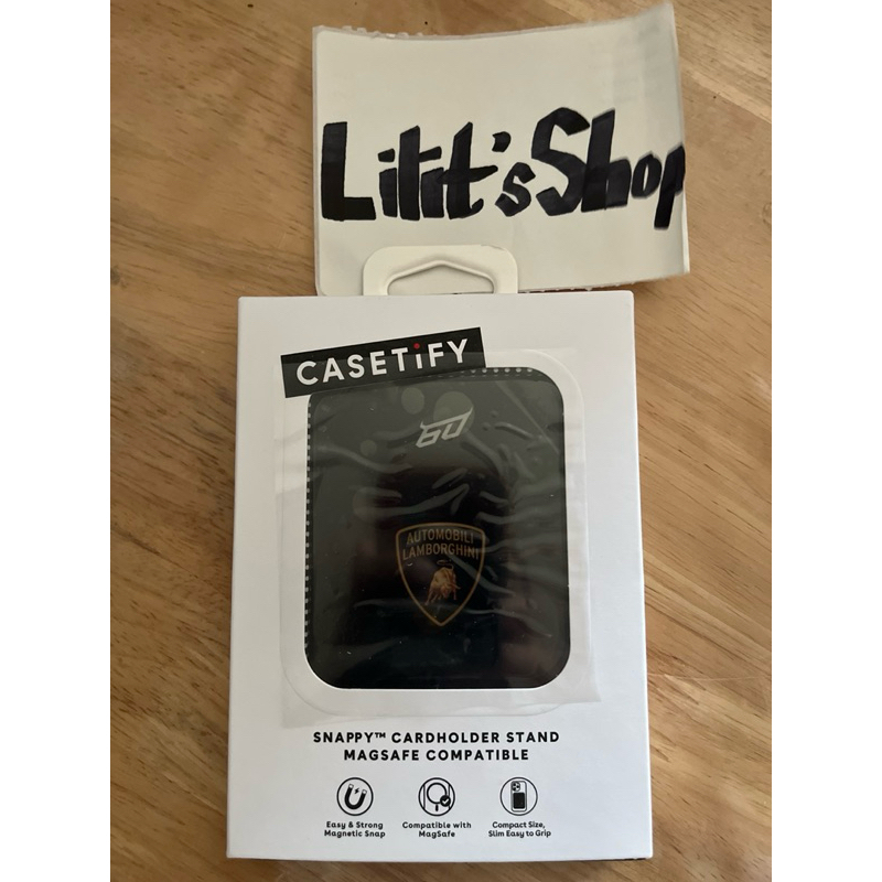 Casetify Automobili Lamborghini 60th Geometric Snappy Cardholder Stand ...