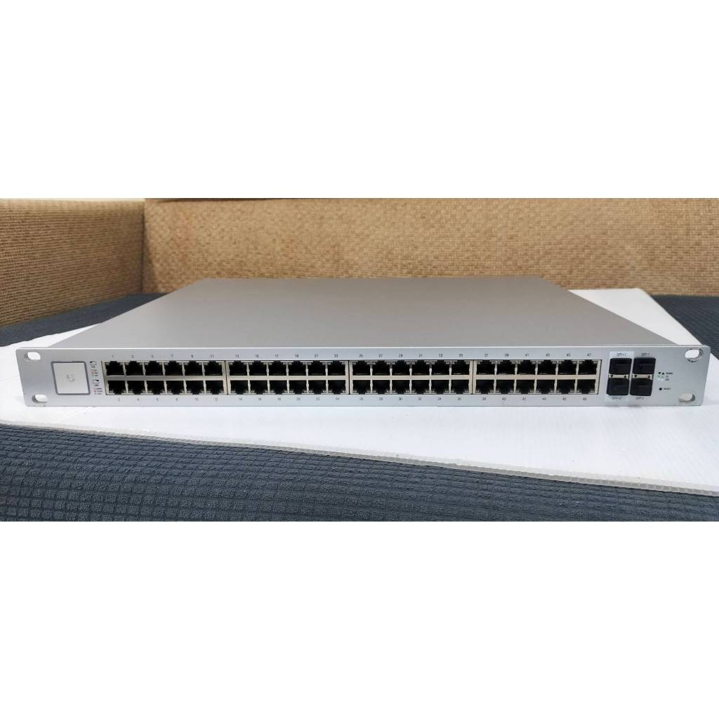 Ubiquiti UniFi US-48-500W 48-Port Managed PoE Gigabit Rack Switch มือ ...