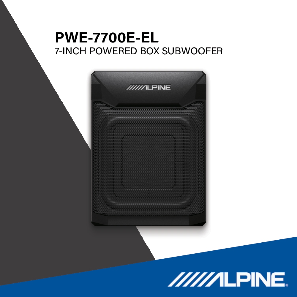 Alpine ซับวูฟเฟอร์บ็อค PWE-7700E-EL (SU00403A01) รุ่น EL-series ขนาด 7 ...