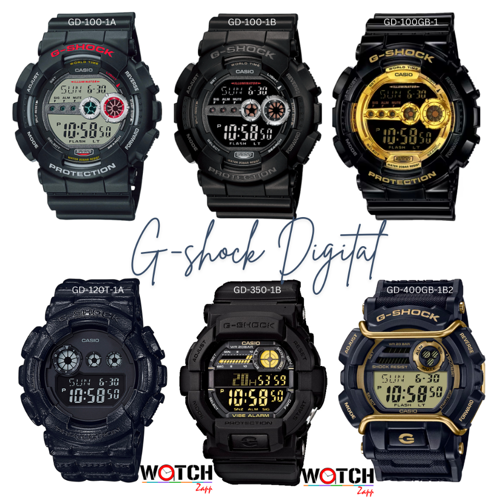 Casio G-Shock นาฬิกาข้อมือ รุ่น GD-100 GD-100GB GD-400 GD-400GB GD-100 ...