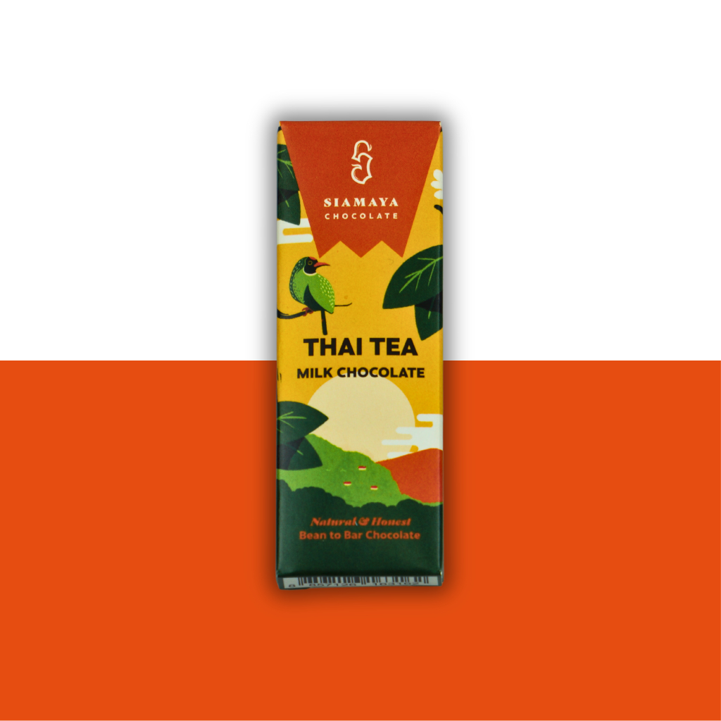 Milk Chocolate with Thai Tea 20g. / ช็อกโกเเลตนมรสชาไทย 20กรัม Siamaya ...