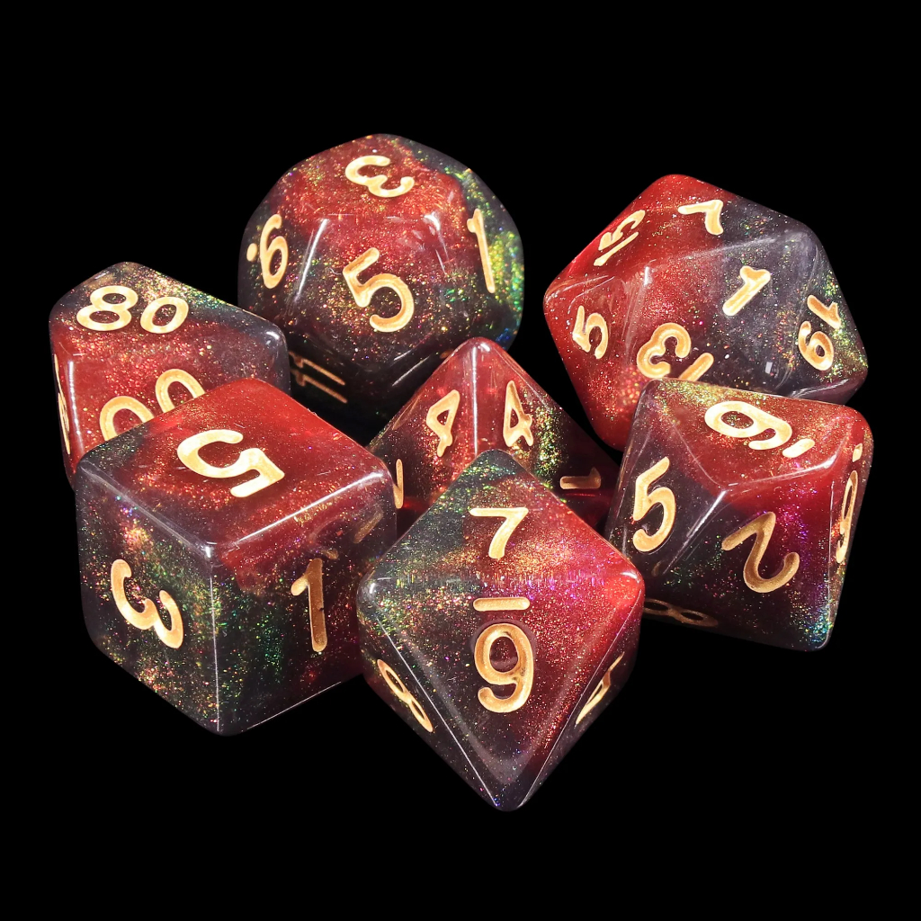 Voll's Devotion Divine Dice Set of 7 | ลูกเต๋า Dice For DnD D&D MTG RPG ...