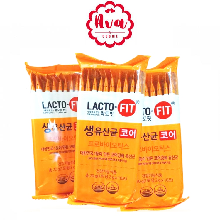LACTOFIT Probiotic Core (30 ซอง/3 แพ็ค) โพรไบโอติกสำหรับทั้งครอบครัว ...