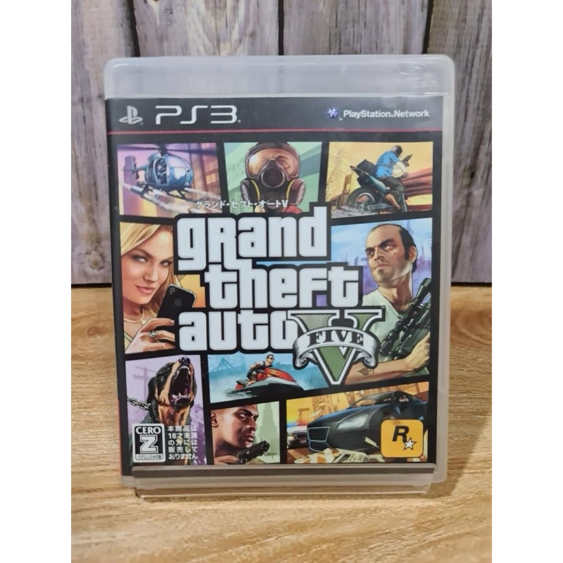 แผ่นเกมส์ Ps3 (PlayStation 3) เกมส์ Gtav Gta 5 ( Eng ) Zone2 JP ...