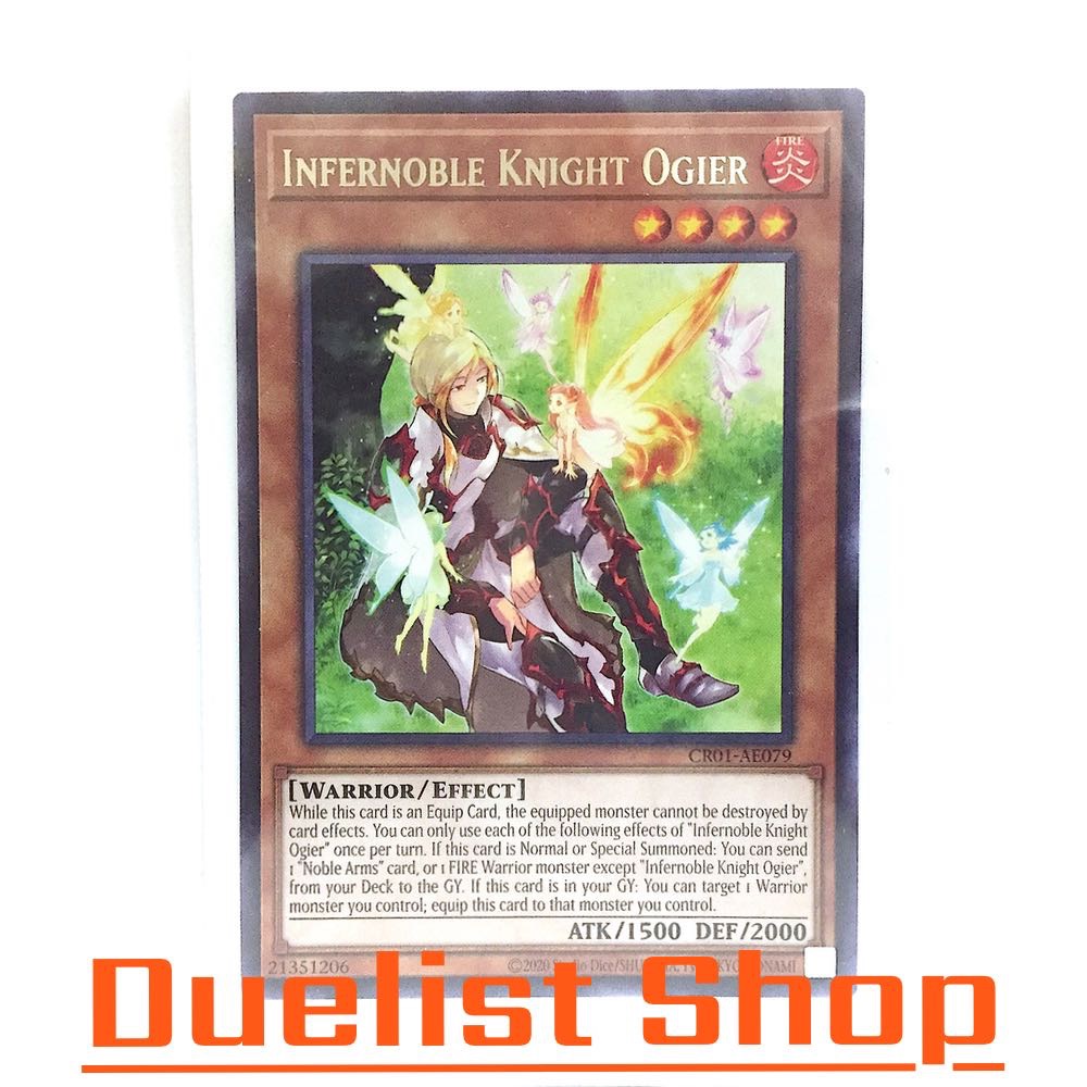 Infernoble Knight Ogier (R) Monster Fire Level4 [Warrior/Effect] ชุด ...