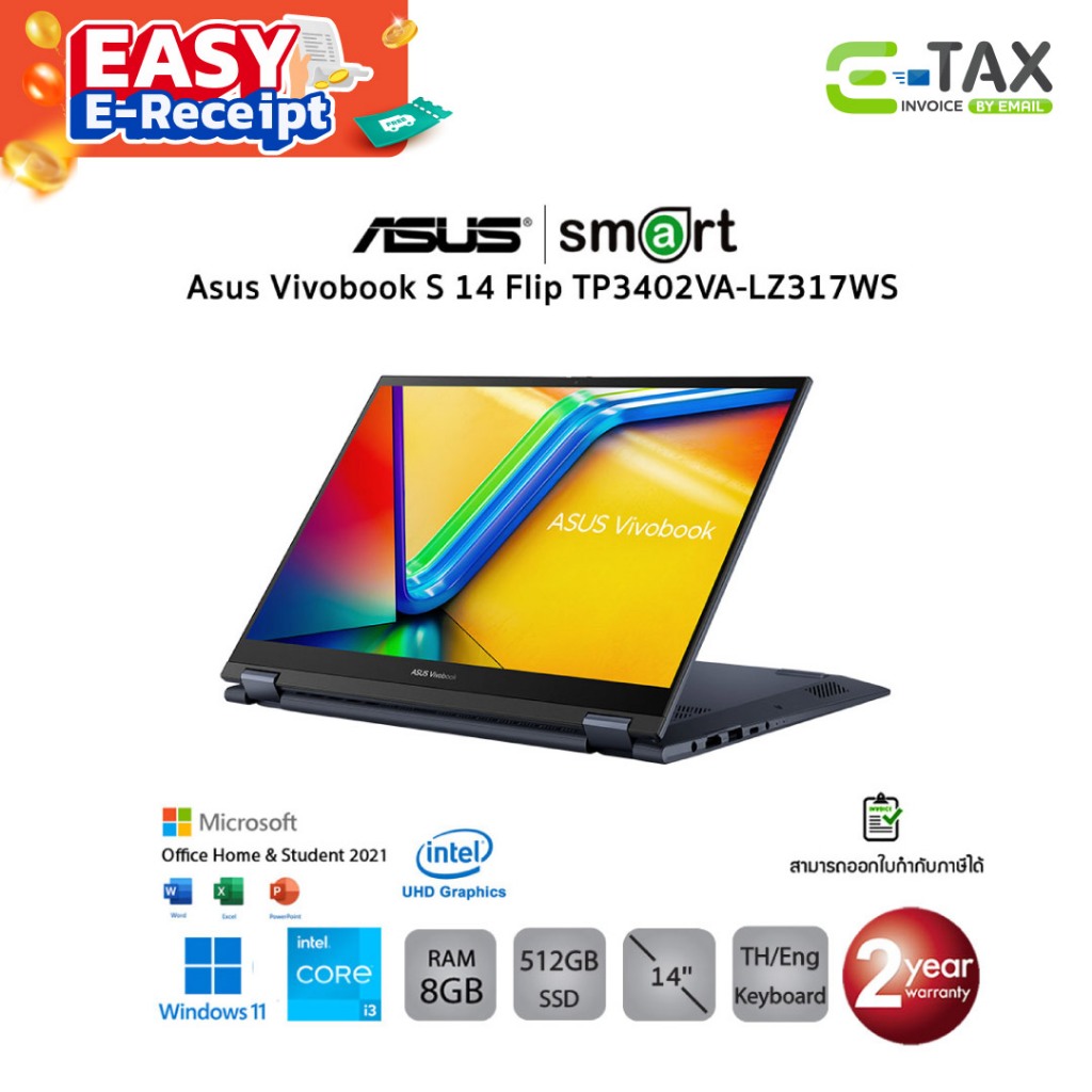 Asus Vivobook S 14 Flip TP3402VA-LZ317WS i3-1315U/8GB/512GB/14.0/Win11 ...