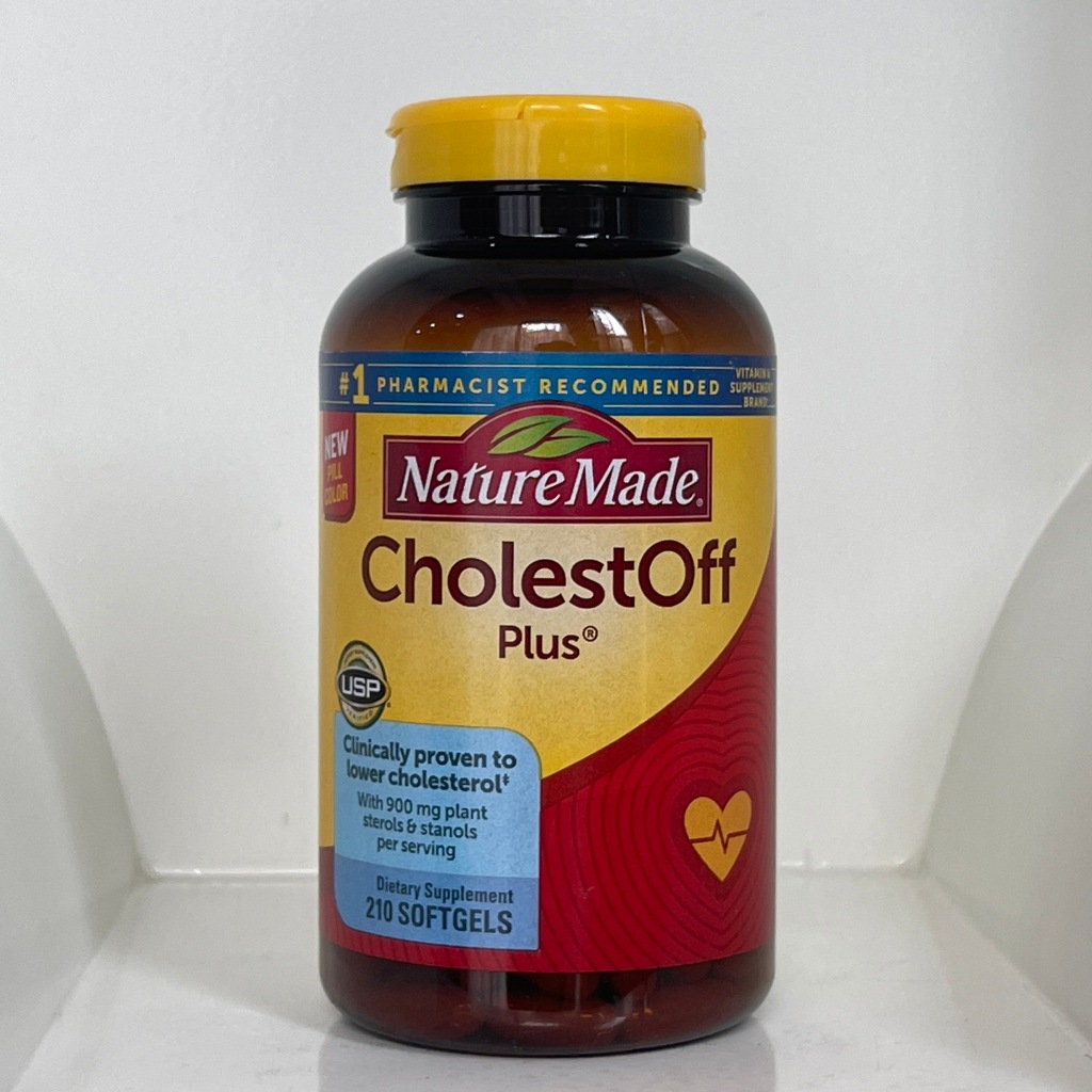 Nature Made CholestOFF Plus, 210 Softgels ช่วยลดการดูดซึมโคเลสเตอรอลและ ...