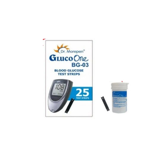 เครื่องตรวจน้ำตาล Dr.Morepen Gluco One BG-03 | Shopee Thailand