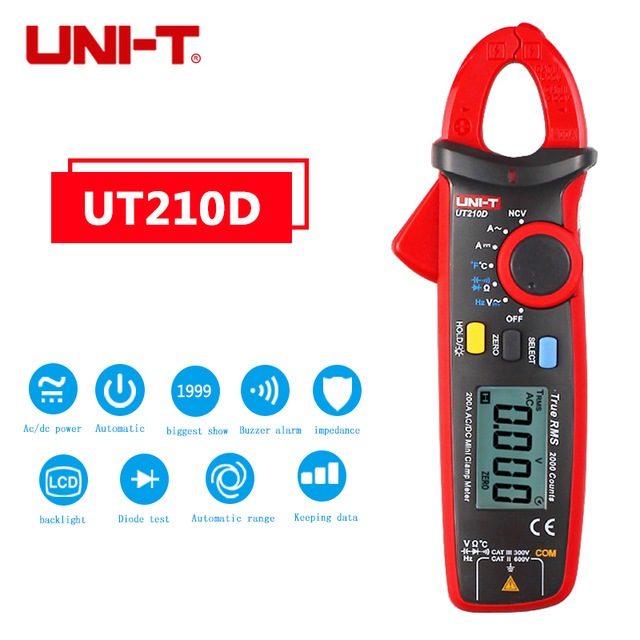 UNI-T UT210D Digital Clamp Meter | Shopee Thailand