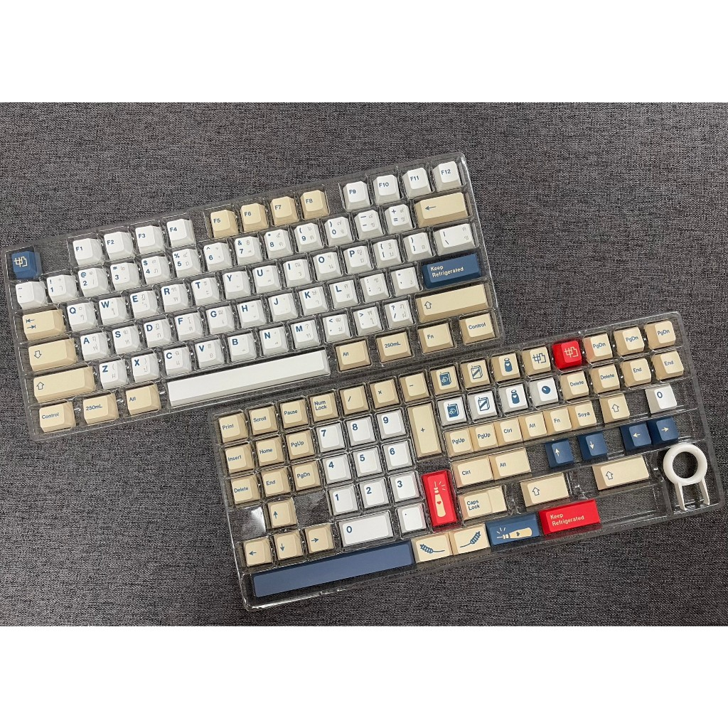 🔥 GMK Soy Milk (Clone) - PBT Dry Sub / Cherry Profile - คีย์แคปภาษาไทย ...