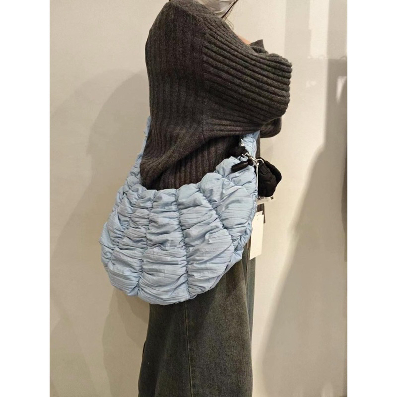 Cos Croissant Ripple Crossbody Bag | Shopee Thailand