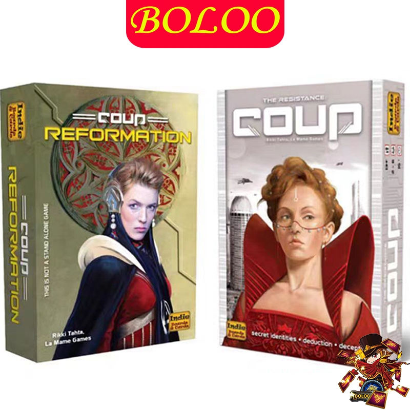 Coup Board Game (ภาษาอังกฤษ) - บอร์ดเกม เกมโค่นอำนาจ-Coup Reformation ...