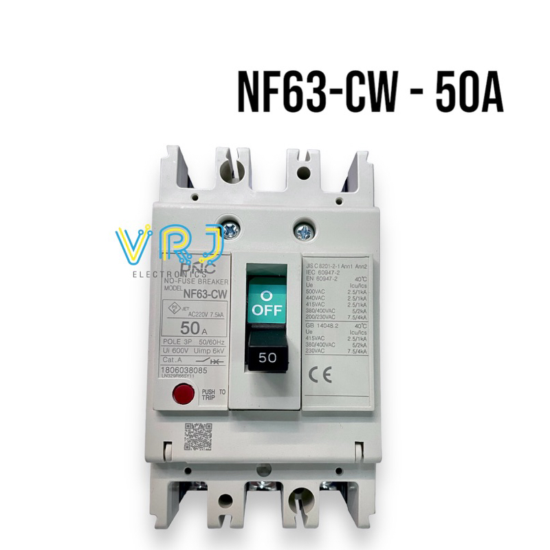BREAKER รุ่น NF63-CW 3P 32A 40A 50A รุ่น NF125-CW 3P 80A เบรกเกอร์ 3โพ ...