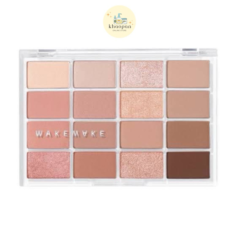 Wakemake Soft Blurring Eye Palette พาเลทตาต้าเหนิง 16 สี เนื้อนุ่มเกลี่ยง่าย | Shopee Thailand