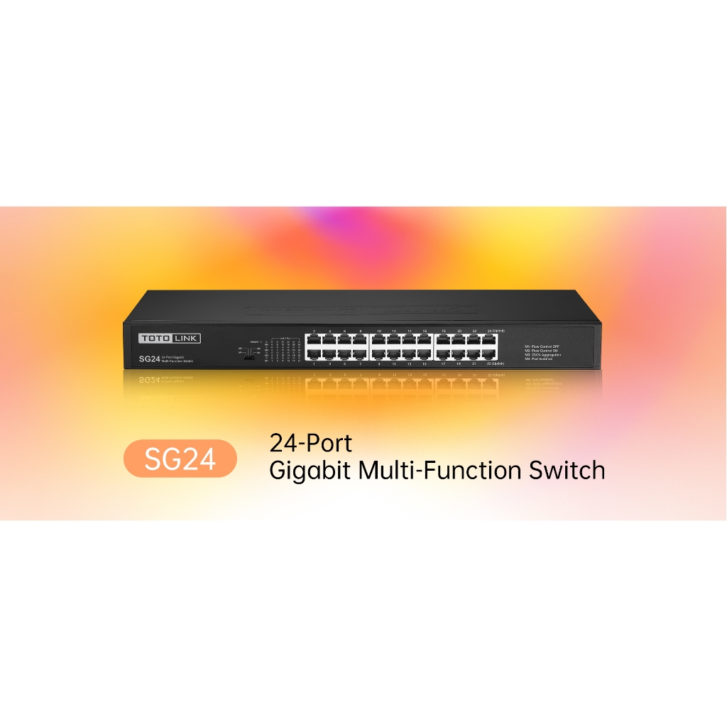 SG24 Gigabit Switch 24 Port Unmanaged 10/100/1000 TOTOLINK | Shopee ...