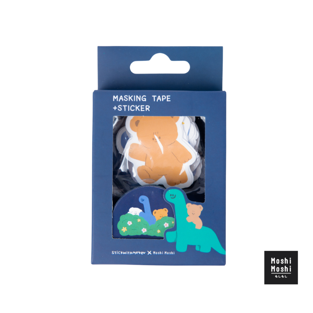 Moshi Moshi Sticker + Masking Tape ลาย Stickwithme4ev สติกเกอร์ เทปตก ...