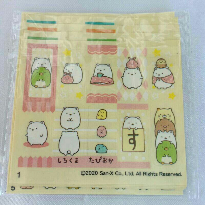 สินค้า Sumikko Gurashi Stickers สติ๊กเกอร์ไดคัท 5 แผ่น สินค้า ญี่ปุ่น ...