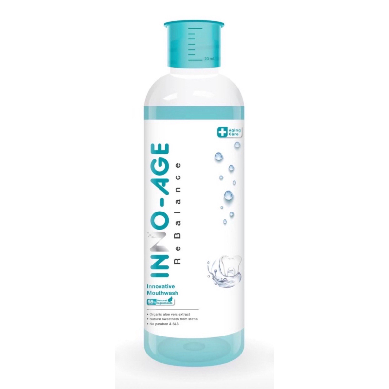 น้ำยาบ้วนปาก INNO-AGEอินโนเอจสำหรับผู้สูงอายุและผู้มีภาวะปากแห้ง 500ml | Shopee Thailand