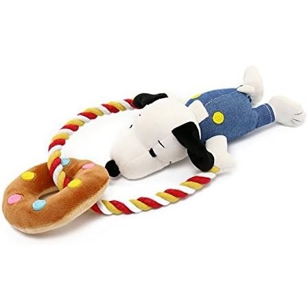 (พร้อมส่ง) ตุ๊กตาของเล่น Dog Toy Rope Snoopy Donut | Shopee Thailand