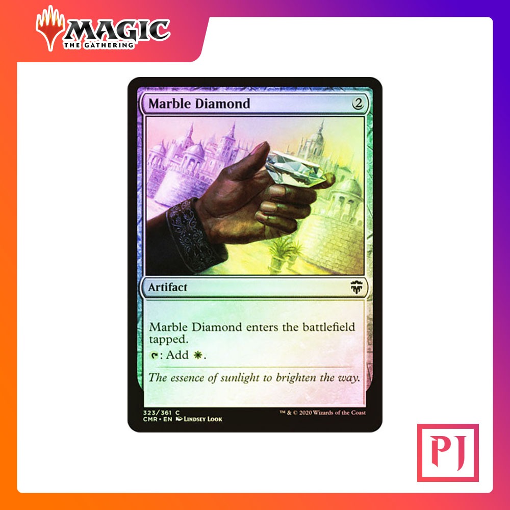 [MTG] Marble Diamond [CMR] [ARTIFACT] [COMMON] [FOIL] [ENG] (การ์ดเมจิค ...