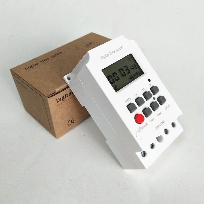 นาฬิกา KG316T. KG316S toพร้อมส่งในไทยไฟ220V 12v. 24v Timer Switch 220V ...