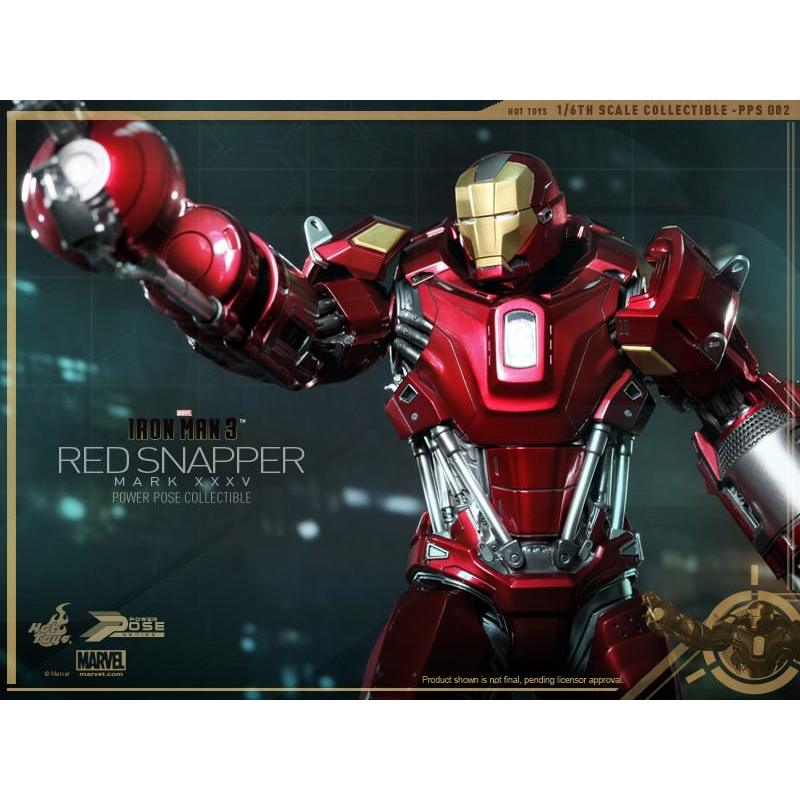HOT TOYS PPS 2 IRON MAN 3 – RED SNAPPER MARK XXXV SPECIAL EDTION ...