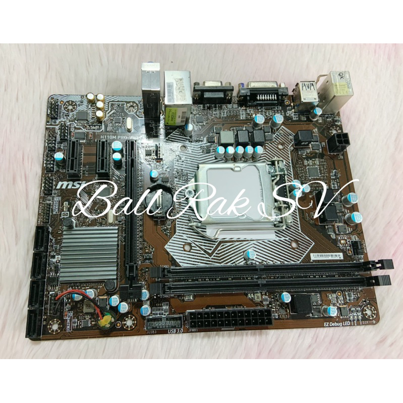 เมนบอร์ด MSI H110M PRO-VD PLUS(ไม่มีฝาหลัง) | Shopee Thailand