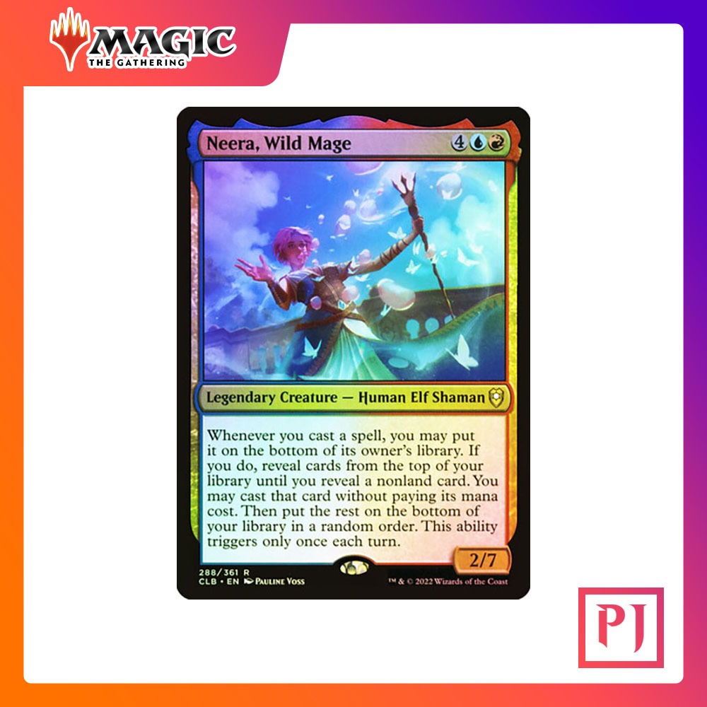 [MTG] Neera, Wild Mage [CLB] [MULTI] [RARE] [FOIL] [ENG] (การ์ดเมจิค ...