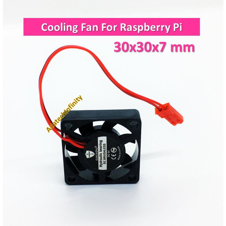 Cooling Fan 5V (30x30x7) For Raspberry Pi 4B /3B+ /3B (สต๊อกไทย ...