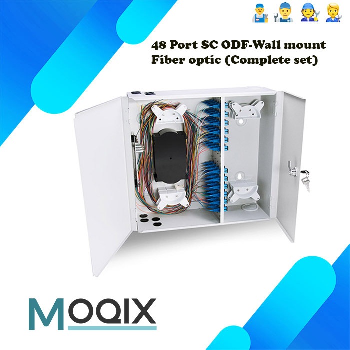 กล่องเก็บสาย 48 Port SC ODF-Wall mount Fiber optic (Complete set ...