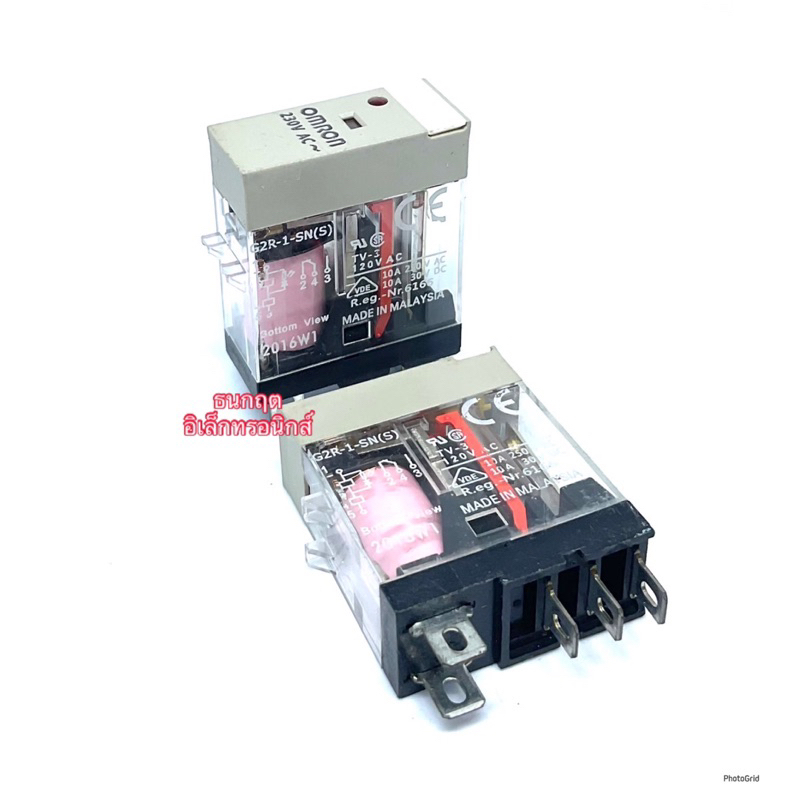 OMRON G2R-1-SN(S) Relay 5ขา 230VAC LED สินค้าพร้อมส่ง รีเลย์ | Shopee Thailand