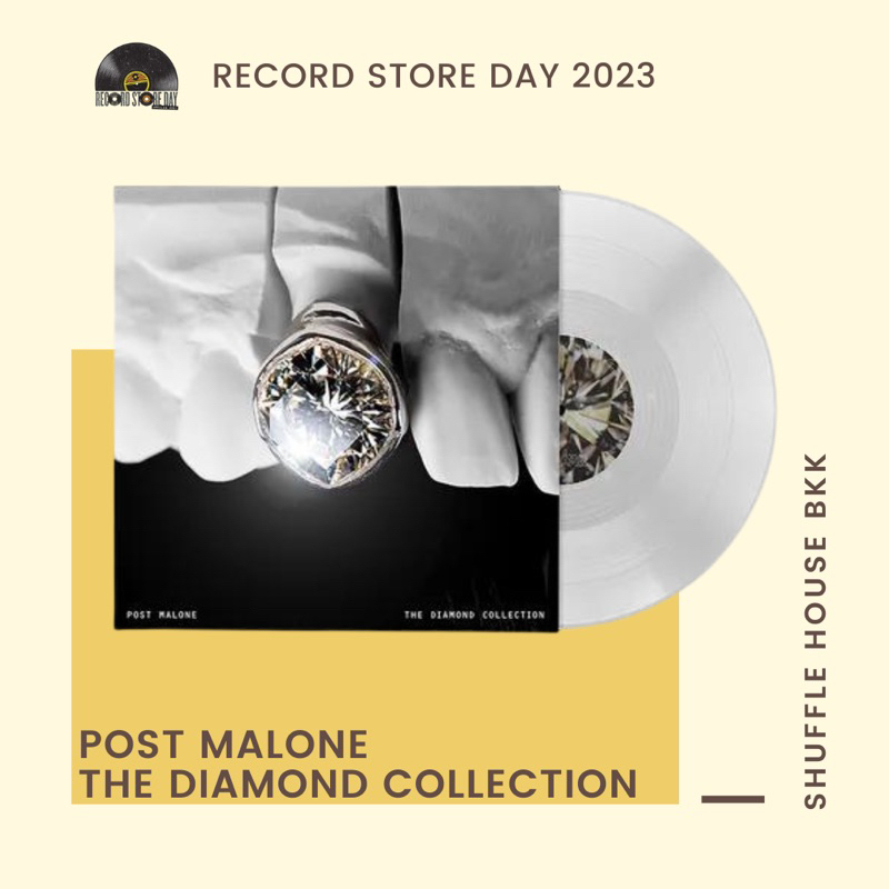 (จัดส่งฟรี) Post Malone The Diamond Collection Vinyl แผ่นเสียง/แผ่นไว ...