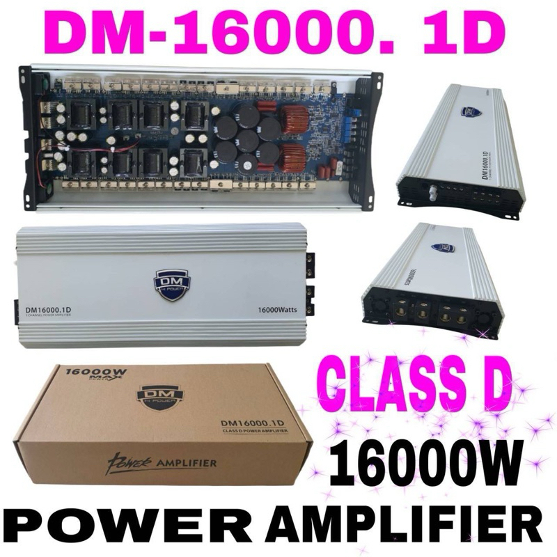 เพาเวอร์แอมป์ DM-16000. 1D Class D 16000W | Shopee Thailand