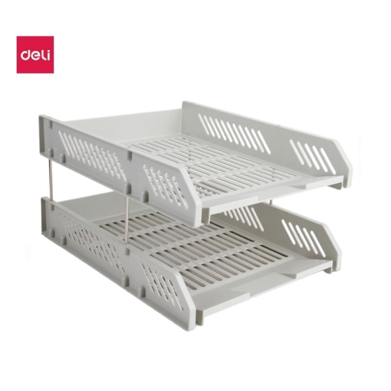 Deli ถาดวางเอกสาร 2 ชั้น No.9208 และ 3 ชั้น No.9209 (ราคาต่อ 1 ชิ้น ...